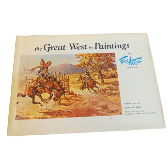Fred Harman | Accents | Harman Fred The Great West In Paintings Cowboy ...